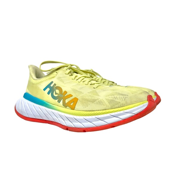 Hoka One One | Shoes | Hoka One One Carbon X 2 Yellow Lace Up Athletic ...